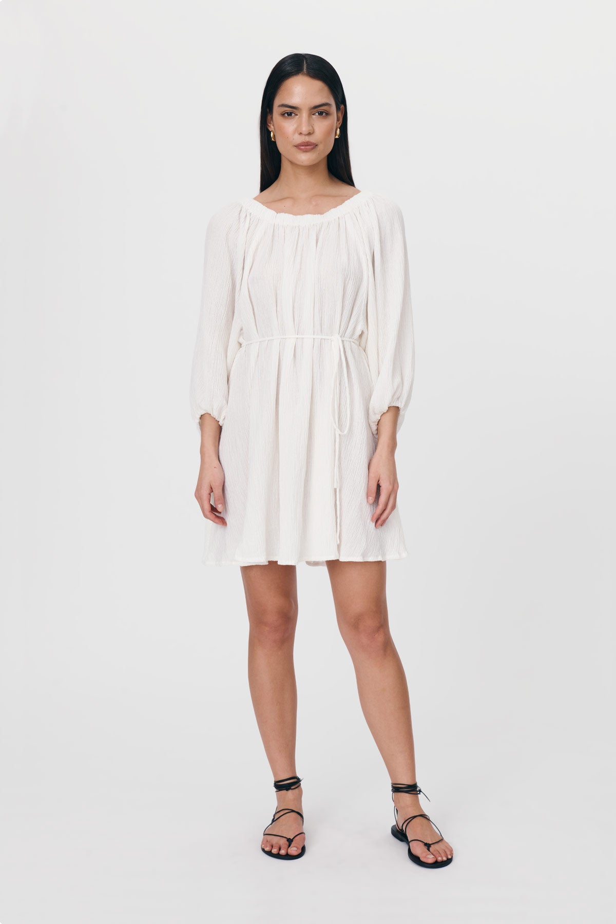 Avah Mini Dress in Bone | ROWIE Dresses – ROWIE The Label