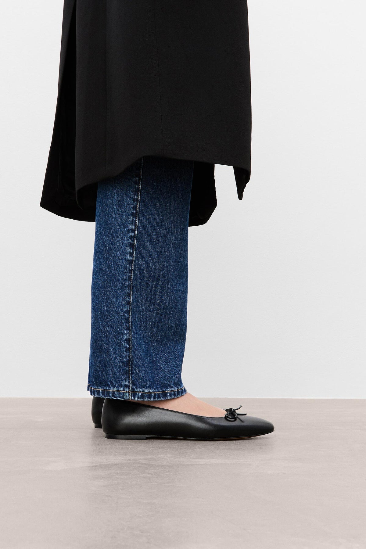 Frances Tall Leather Boot in Noir | Shop Flattered – ROWIE The Label