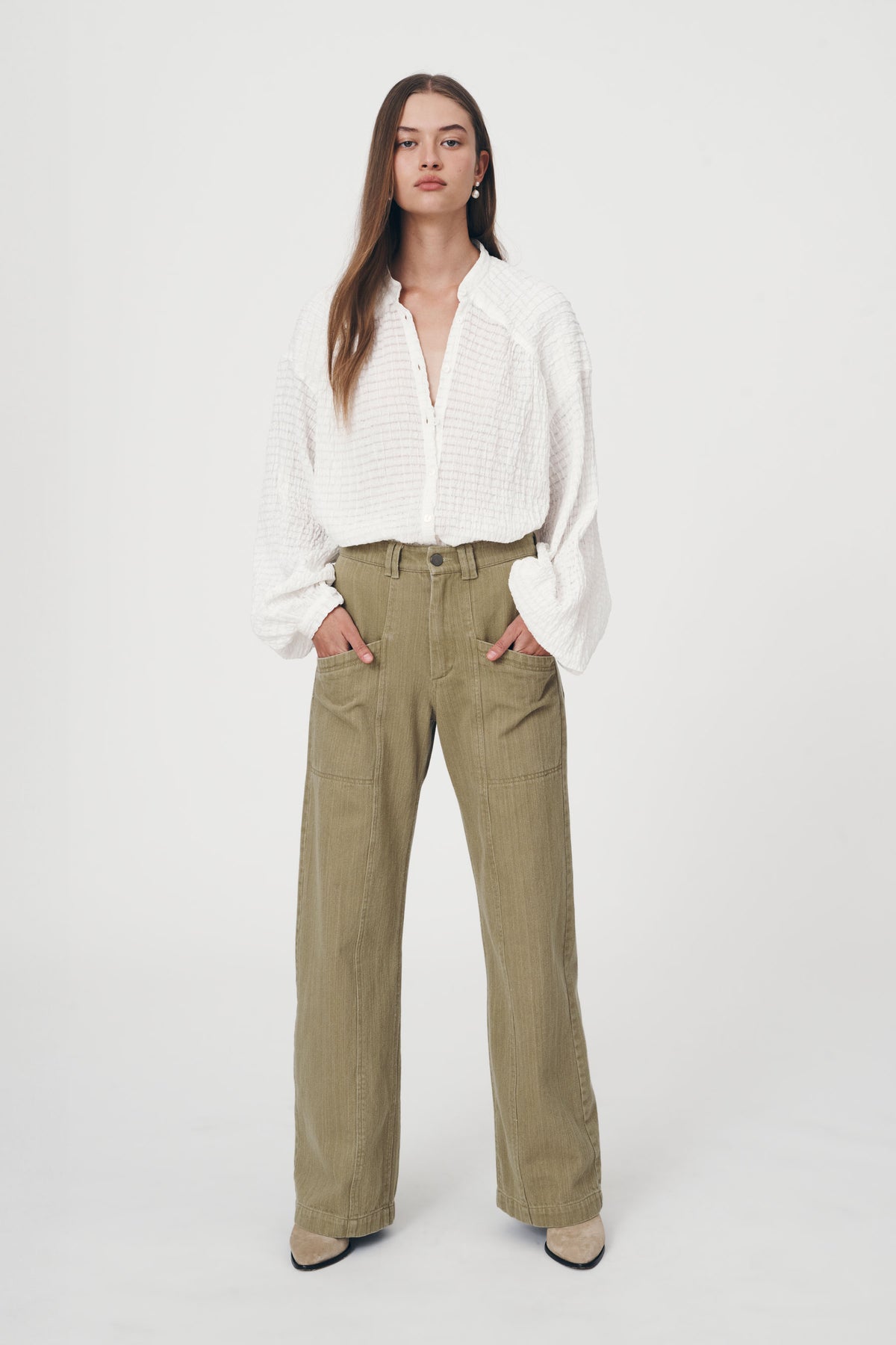 Gio Jeans in Olive | ROWIE Jeans – ROWIE The Label