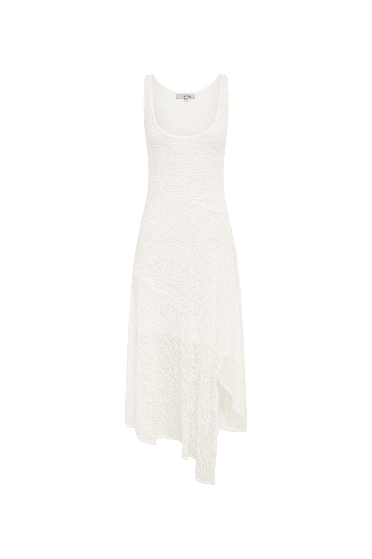 Lorna Lace Midi Dress in Bone | ROWIE Dresses – ROWIE The Label